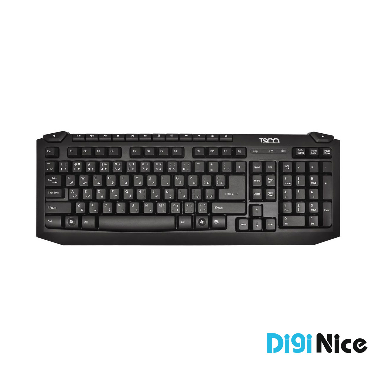 کیبورد تسکو مدل TK 8024 – فروشگاه اینترنتی دیجی نایس